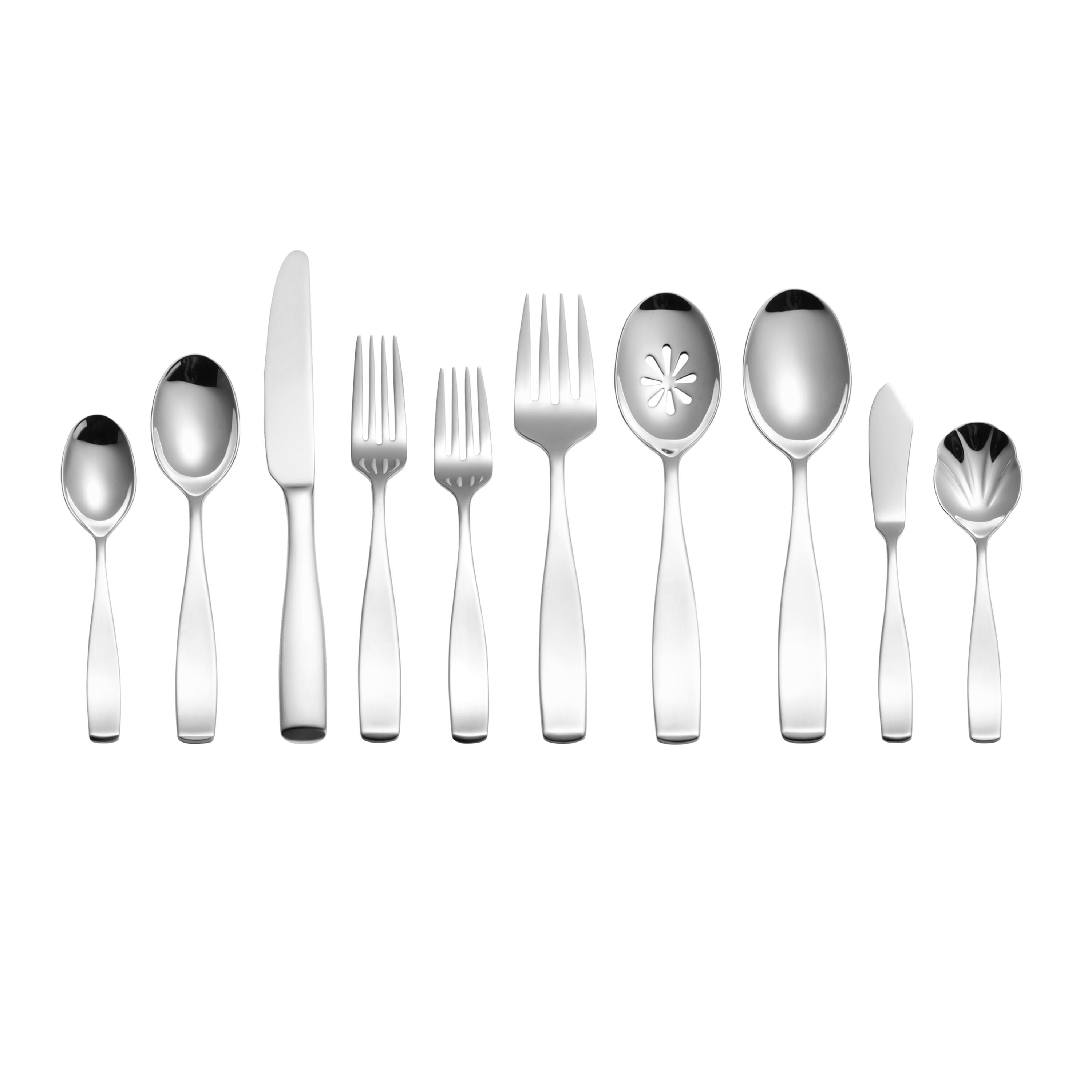 Mikasa Satin Loft 18.10 Stainless Steel 45 -Piece Flatware/Silverware ...