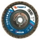 TIGER X Flap Disc, 4 1/2 in Angled, 40 Grit, 5/8 in - 11 Arbor ...