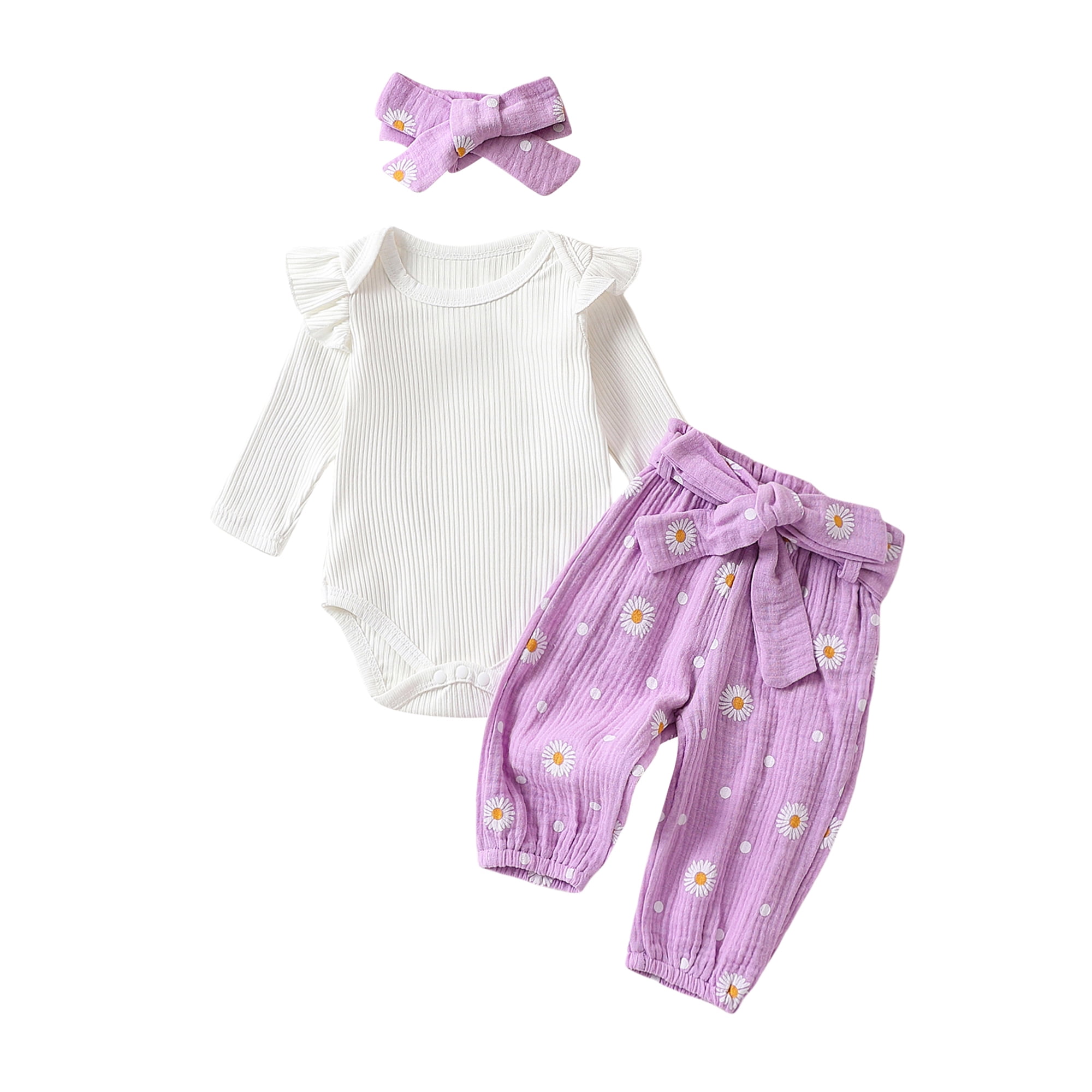 Click here for Diconna Baby Girls Fall Outfit  Long Sleeve Romper... prices