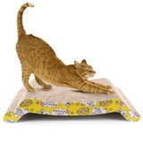 Prime Pets Reversible Cat Scratcher Board, Corrugated Cardboard, 16 ...