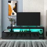 Aukfa TV Stand with 16-Colored LED Lights - Holds TVs to 70 - Walmart.com