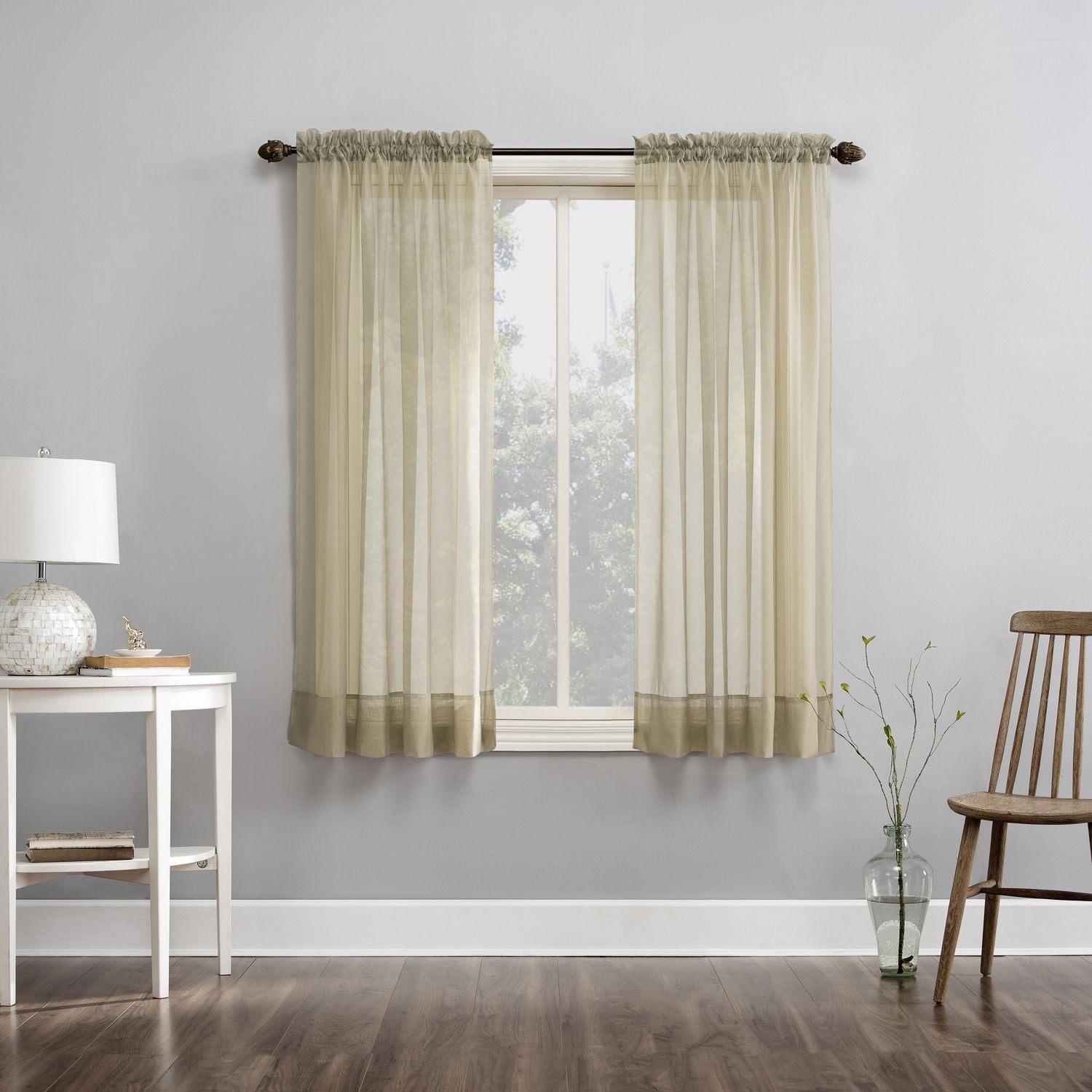 Click here for Sun Textile Voile Pole Top Curtain 55 prices