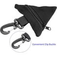 Coin Purse - Triangle Wrist Bag with Hanging Buckle for Small Change ...
