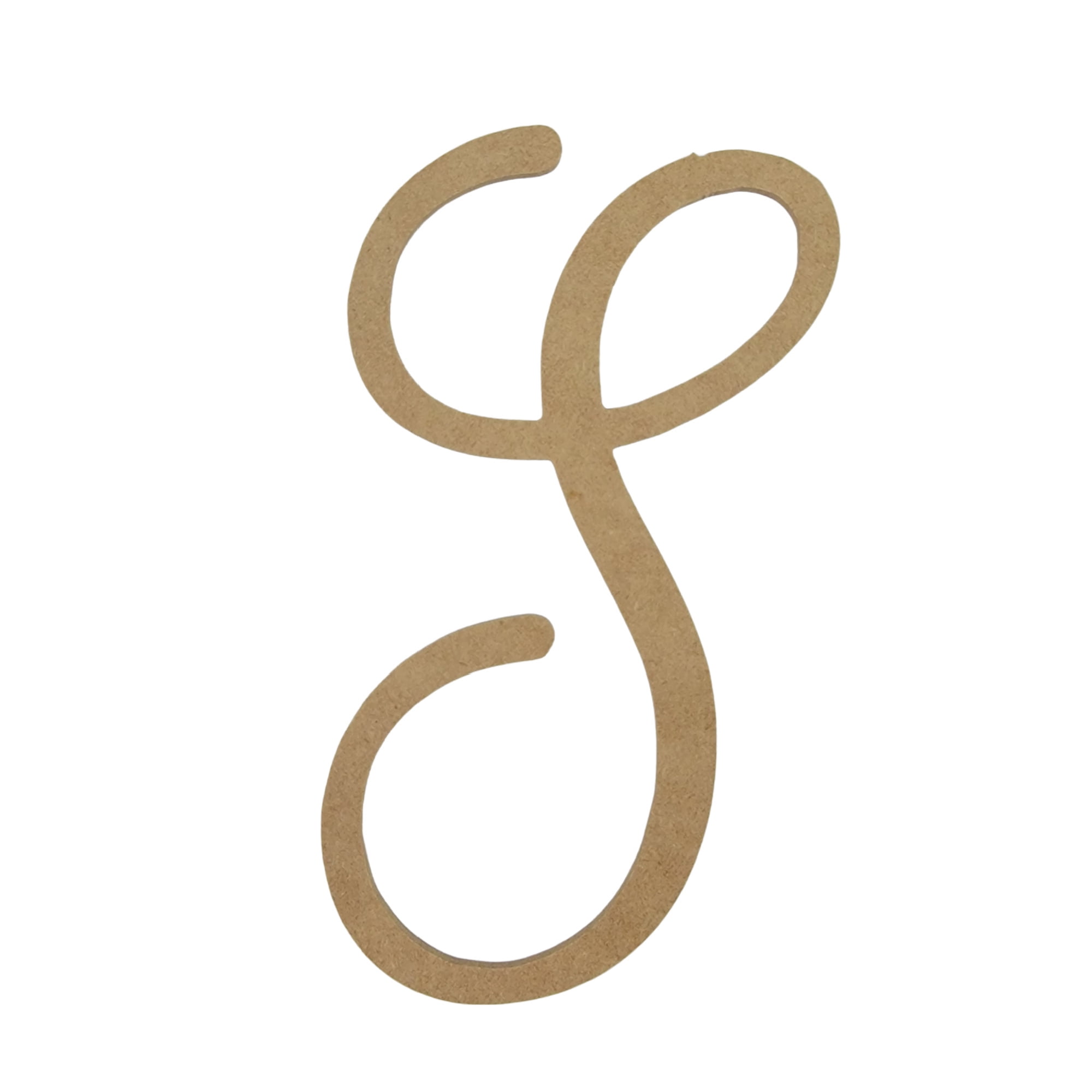 Wooden Letter Unfinished, Marcella Font, Craft Cutout - Walmart.com