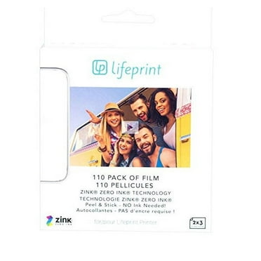 Lifeprint Photo Paper 3x4.5 - Sticky Back 20 Pack - Walmart.com