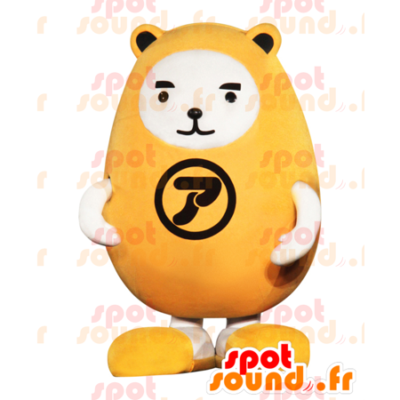 SPOTSOUND mascot of Bear-kun, big yellow teddy, of Nishi-Azabu ...