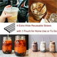 Extra Wide Stainless Steel Reusable Straws 1/2" Metal Drinking Straw ...