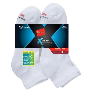 Hanes Men's X-Temp Ankle Socks, 4 Pack - Walmart.com