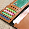 Slim Thin Leather Women Wallet RFID Blocking Credit Card Holder Bifold ...