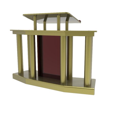 FixtureDisplays® Deluxe Large Church Podium Church Pulpit Lectern Wrap ...