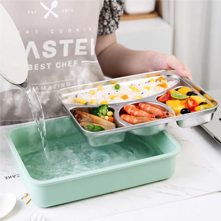 Lunch Box Portable Bento Box Food-Grade Thermo Food Box Heat Resistant ...