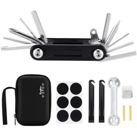 TESNN Bike Repair Set, Bicycle Portable Multi Function 11 in 1 Allen ...