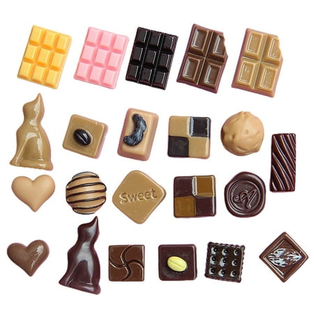 30 imitation chocolate resin accessories suitable for all kinds of ...