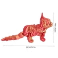 3D Printed Articulated Cartoon Cat Figurine Multi Color Feline ...