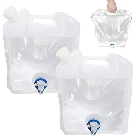 210l/410l Foldable Water Canister With Tap,water Container Drinking ...