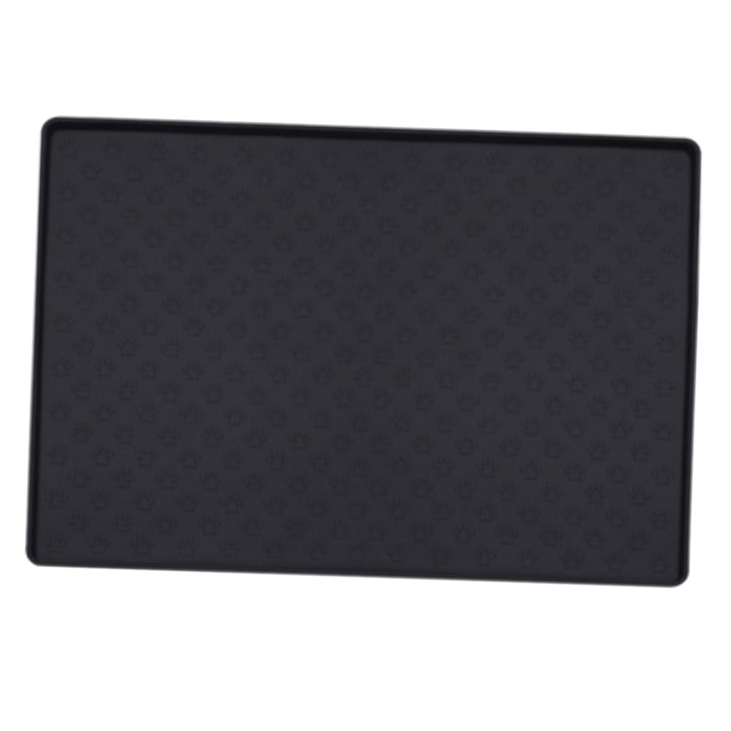 Silicone Food Mats Tray Bowl Mat Portable For Travel Black - Walmart.com