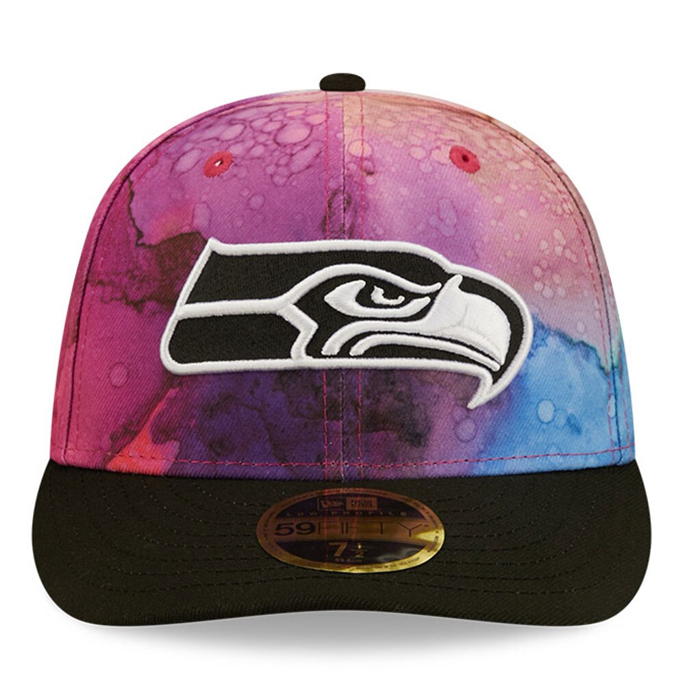 Buy Men's New Era Pink/Black Seattle Seahawks 2022 NFL Crucial Catch ...