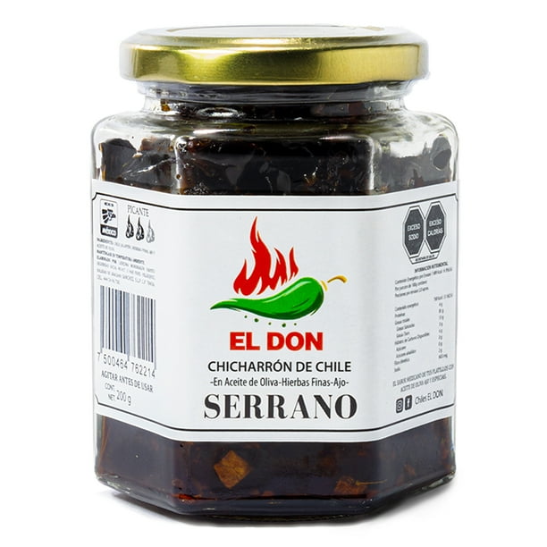 Chicharrón de Chile Serrano - EL DON 175 gr EL DON Chicharrón de chile ...