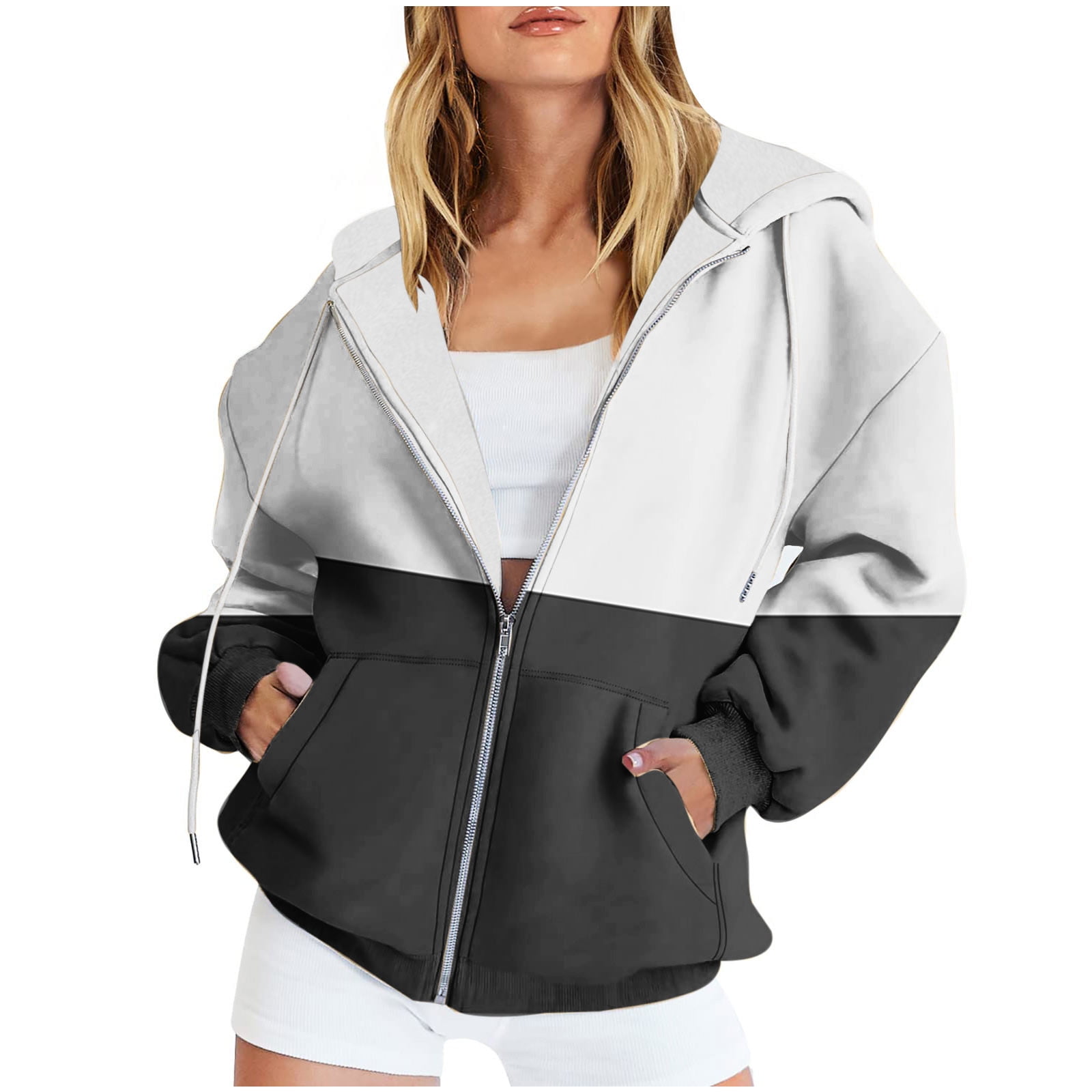 Click here for Aherbiu Sweatshirt For Women Zip Up Hoodies Trendy... prices