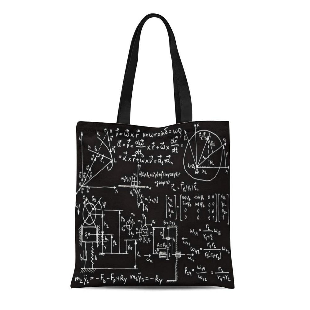 ASHLEIGH Canvas Tote Bag Teacher Geeky Math Mathematics Student Geek ...