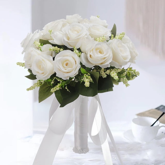 Wedding Bouquets For Bride Wedding Bridesmaid Bouquets Rose Flower ...