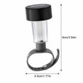6Pcs Solar LED Pool Lights, Waterproof Solar Fence Decorative Lights ...