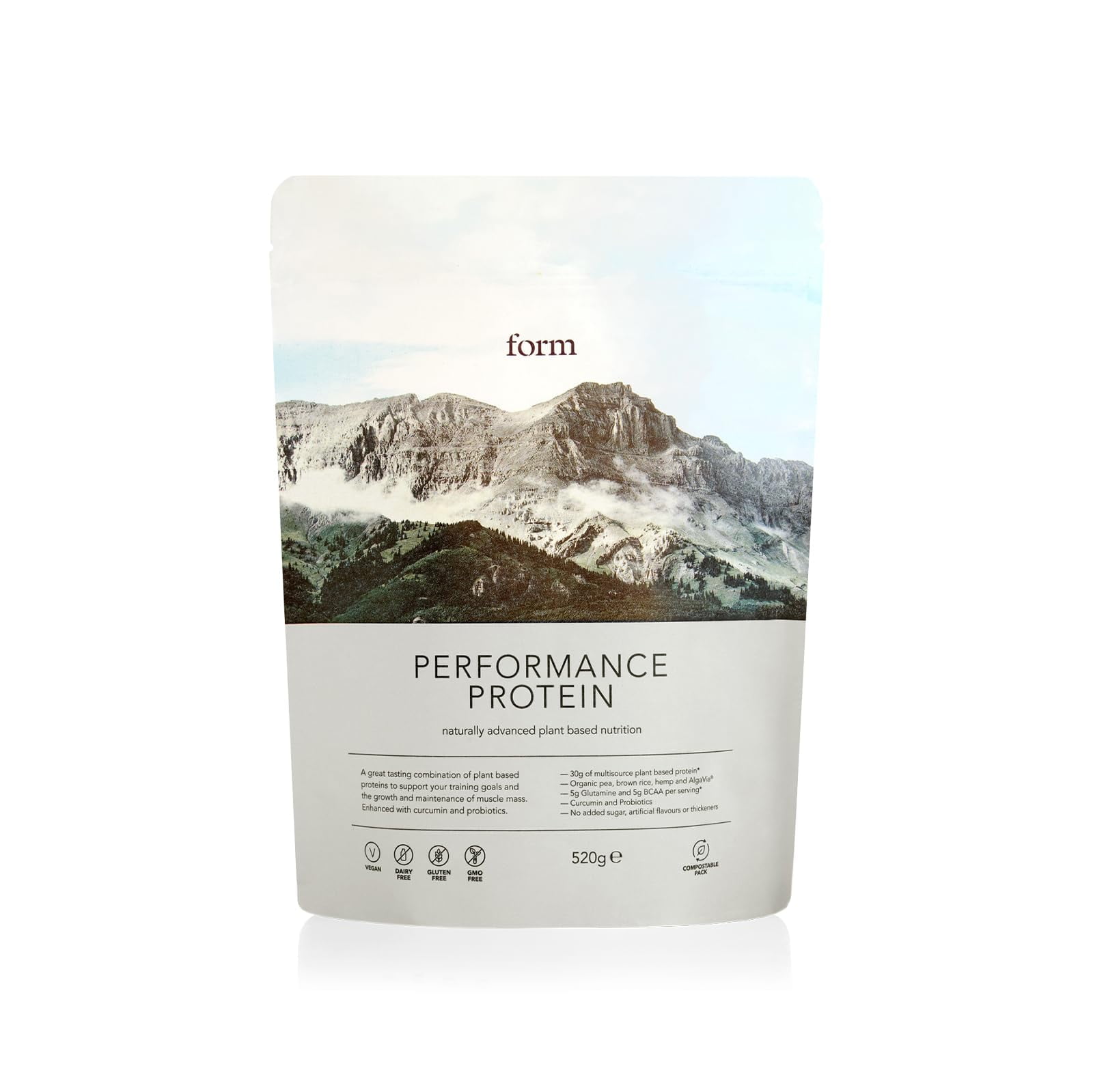 Form Performance Protein - Vegan Protein Powder - 30g of Plant Based ...