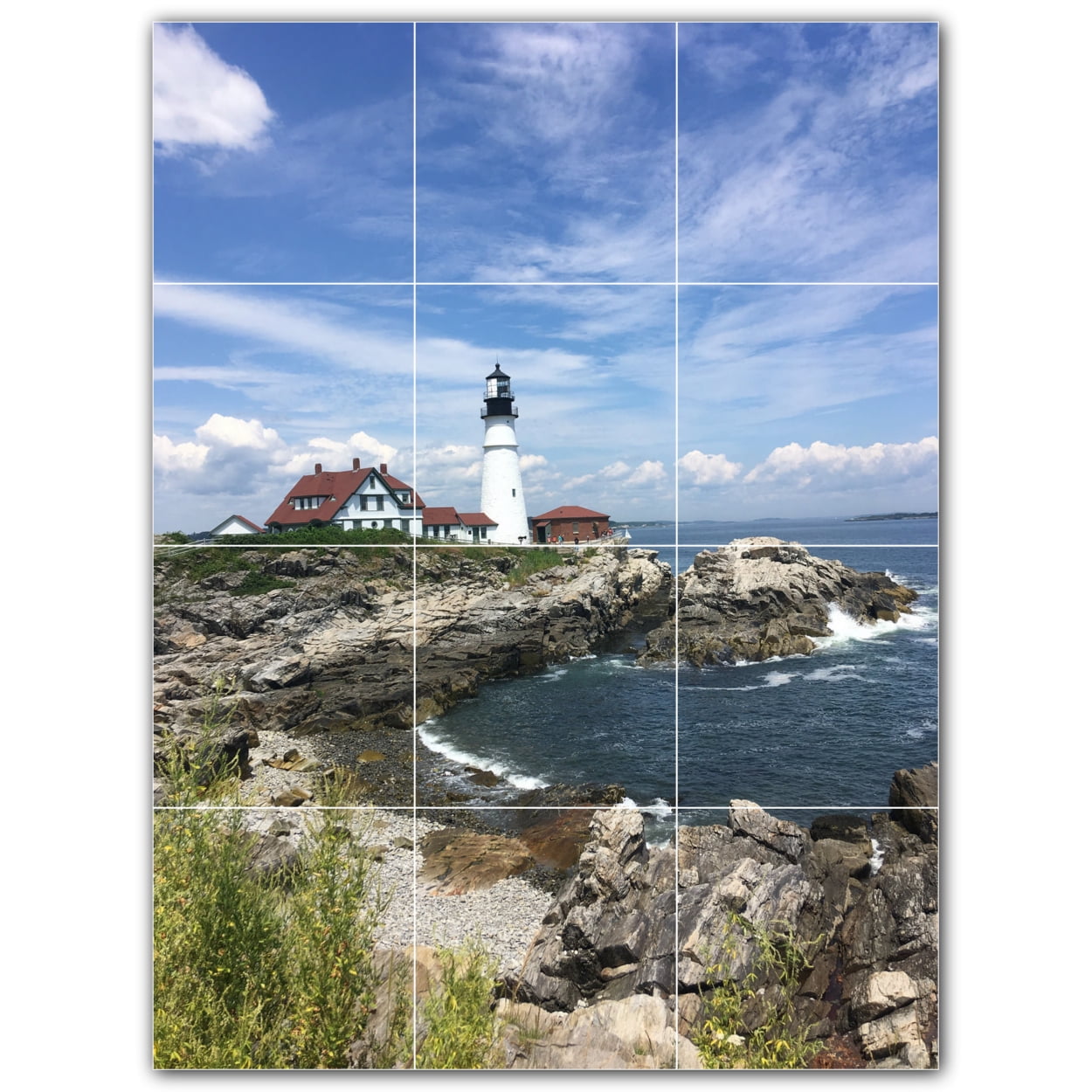 Picture-Tiles.com: Lighthouse Ceramic Tile Wall Mural WAL500829-34S. 12 ...