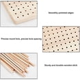 1Bag Crochet Blocking Board Square Wooden Blocking Board with 20pcs 5.9 ...