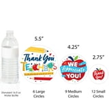 Big Dot of Happiness Thank You Teachers - Teacher Appreciation Giant ...