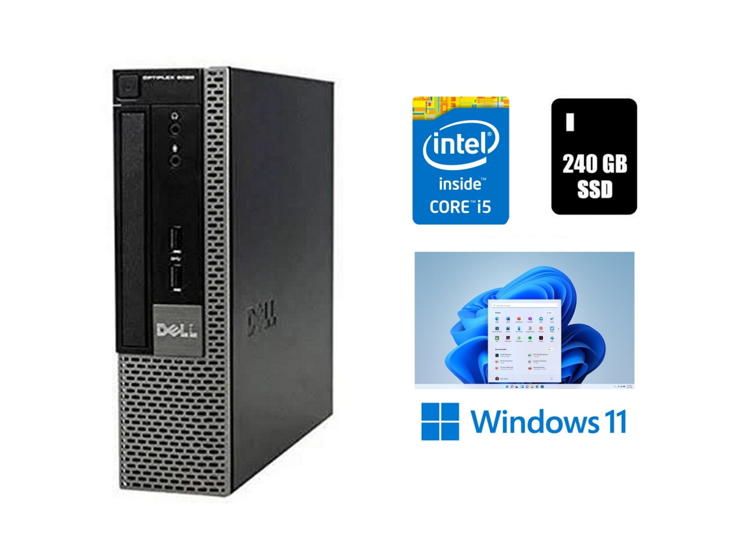 Restored Dell OptiPlex 9020 USFF Desktop Computer Core i5 16GB Ram ...