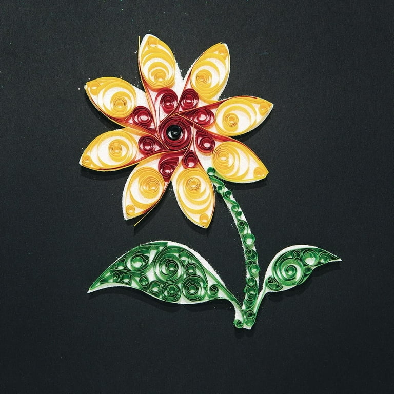 Simple Quilling Flower Designs