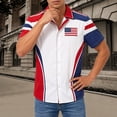 250 Anniversary USA Polo Shirt Casual Button Down Shirt For Patriotic ...