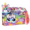 Furby DJ Furblets Rain-Bow-Kat Mini Electronic Plush Toy for Girls ...