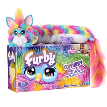 Furby Interactive Furry Furblets Hip-Bop Mini Plush Toy for Kids, Ages ...