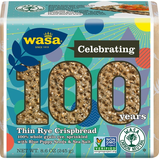 Wasa Swedish Style Thin Rye Crispbread Cracker 8.6 oz - Walmart.com