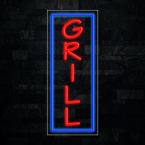 Grill LED Neon Sign 12"L x 30"H #31565 - Walmart.com
