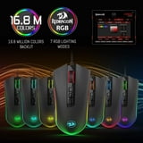 Redragon M711 Cobra Wired Gaming Mouse, 16.8M RGB, 10K DPI, 7 ...
