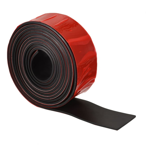 Neoprene Sheets Rolls, Adhesive Back Solid Rubber Strips 4mm(T)x50mm(W ...