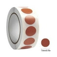 6 Rolls Circles Labels Round Sticker Red Dot Sticker Circular Sticker ...