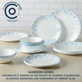 Corelle Garden Song 12-Piece Glass Dinnerware Set (Service for 4 ...