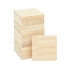 Unfinished Wood Cubes 2-inch, Pack of 250 Large Wooden Cubes for Wood ...