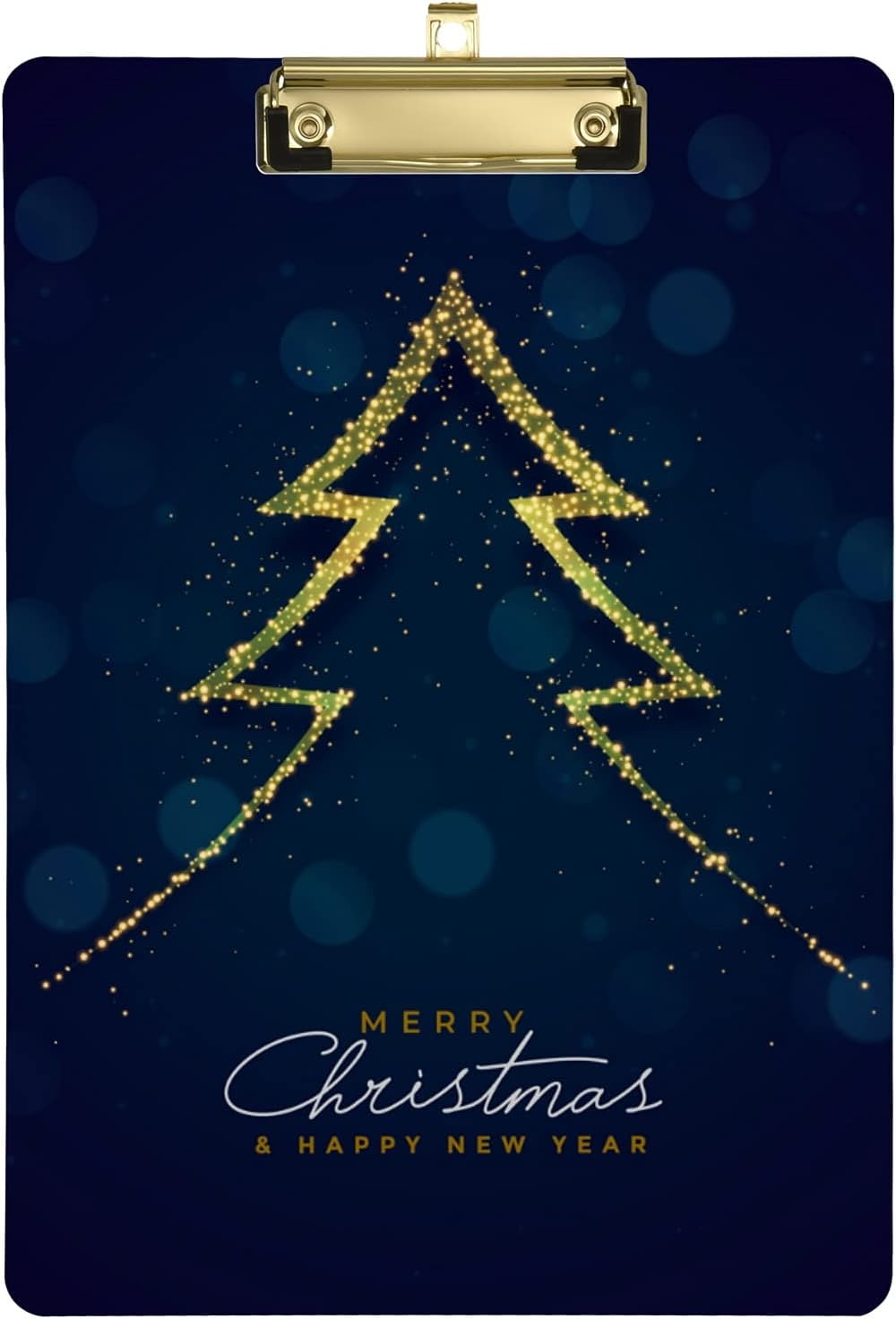 FMSHPON Christmas Tree Clipboard Hardboard Wood Nursing Clip Board and ...