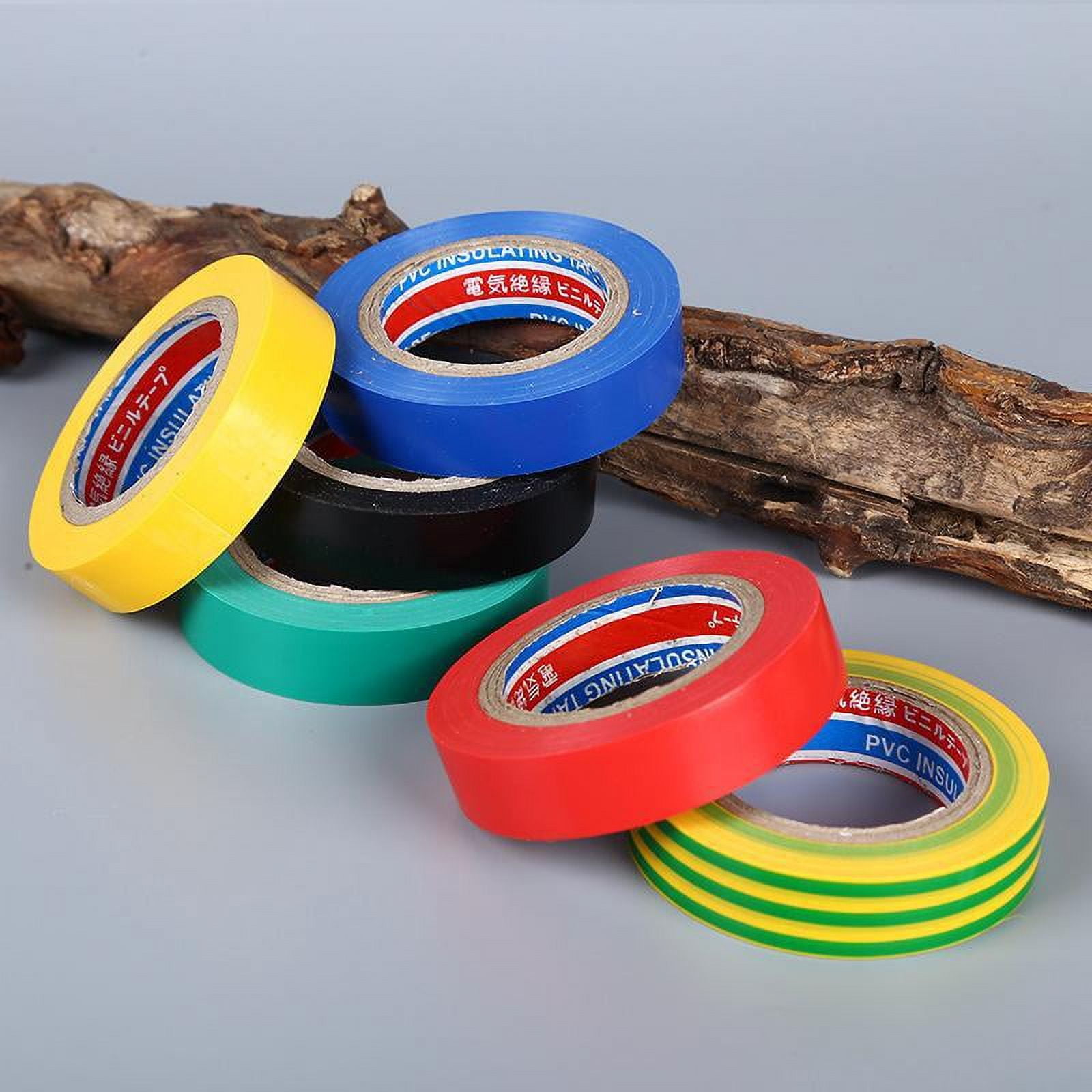 Paquete de 10 cintas adhesivas de plástico de vinilo de colores ...