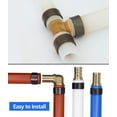 15pcs 1/2" PEX Fittings, Elbow TEE Straight Couplings Set, PEX Brass ...