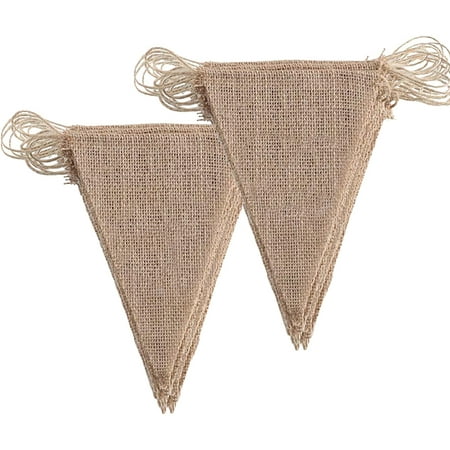 Pennant Chain 2 Pieces Vintage Pennant Banner Pennant Garland With 48 ...