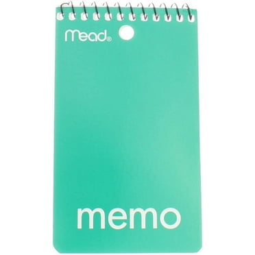 Mead Memo Book Refill Pages - 80 Sheets - 3 3/4" x 6 3/4" - White Paper ...