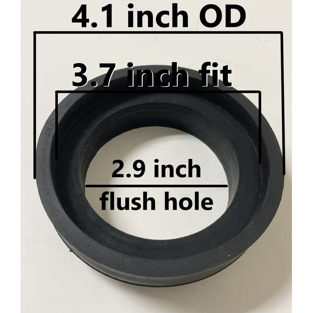 3.5 inch Rubber Gasket, Rubber Gasket Toilet Tank Bowl Gasket Mounting ...