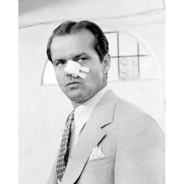 Jack Nicholson with bandaged nose as Jake Gittes 1974 Chinatown 24x36 ...