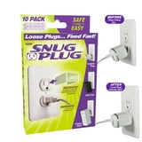 Snug Plug Outlet Cover, Easy Loose Outlet Cover for Everyday Electrical ...